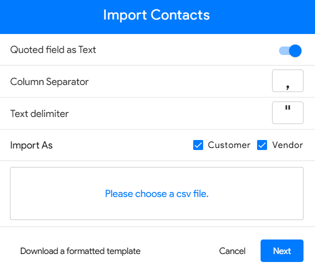 How Can I Import CSV Contact Files to Moon Invoice? – Moon Invoice - Easy Invoicing