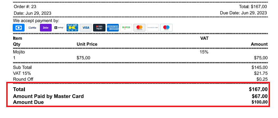 How to create and settle due payment orders in Moon POS – Moon Invoice ...