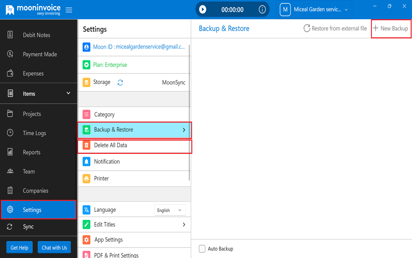 How to force sync data in Moon Invoice? – Moon Invoice - Easy Invoicing